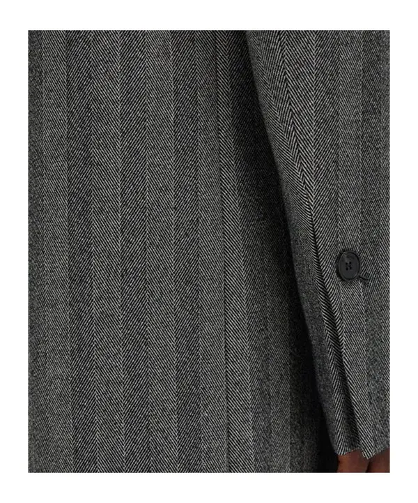 FERRAGAMO Double-breasted Chevron Coat