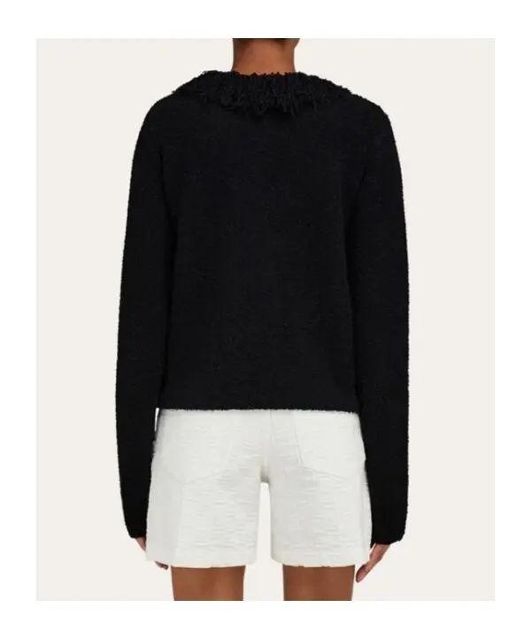 FERRAGAMO Cardigan With Fringe Detail