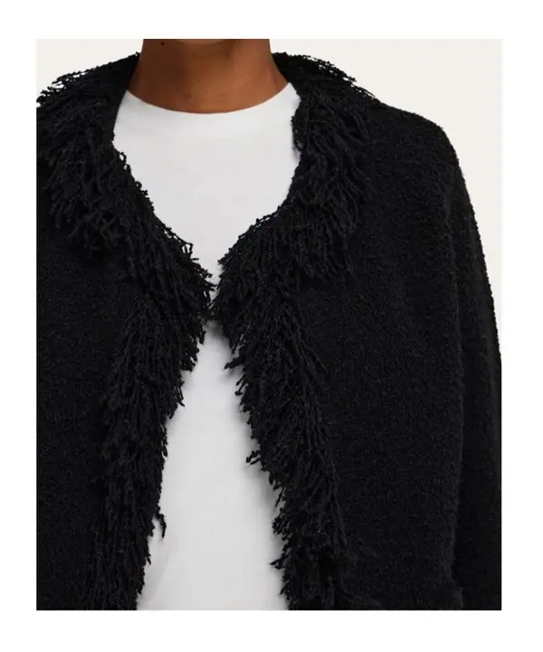 FERRAGAMO Cardigan With Fringe Detail