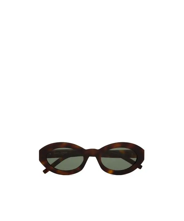 Saint Laurent Oval Frame Sunglasses - Black