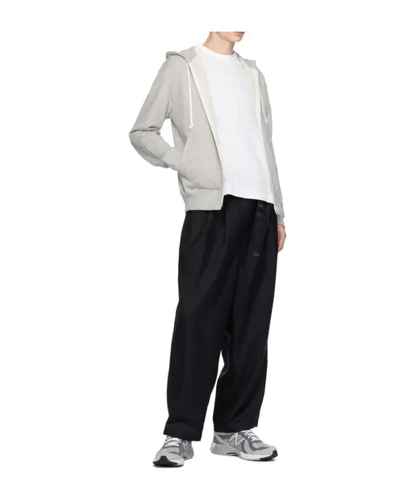 Play Comme Des Garcon Long Sleeve Zip-up Hoodie - Gray