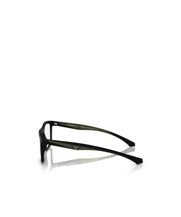 Emporio Armani Square Frame Clip-on Eyeglasses
