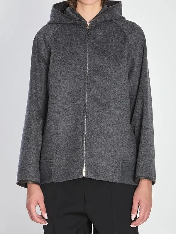 Bottega Veneta Double Face Hooded Blouson