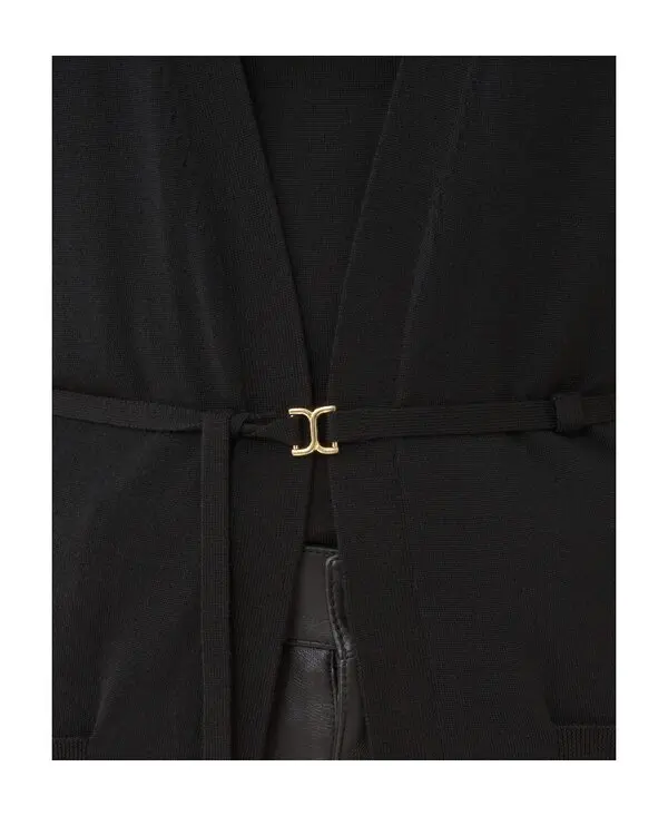 Chloé Belted Long-sleeved Cardigan