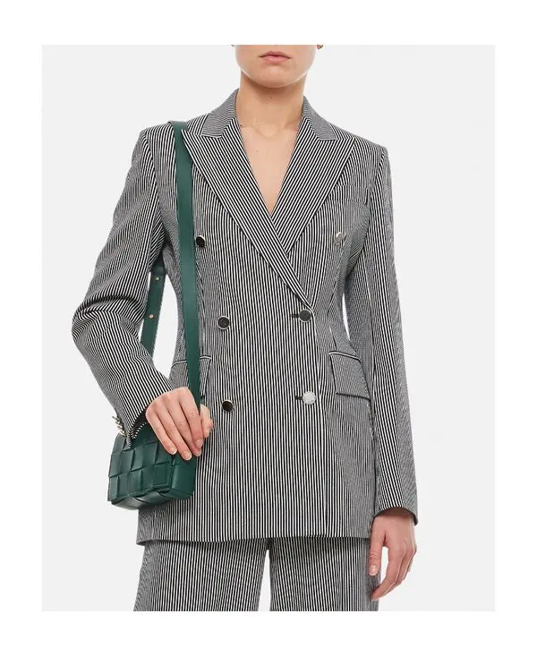 Max Mara Peak Lapel Striped Blazer
