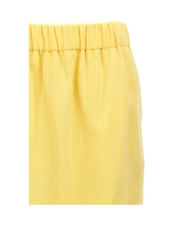 Dries Van Noten Safya Elasticated Waist Skirt - Yellow
