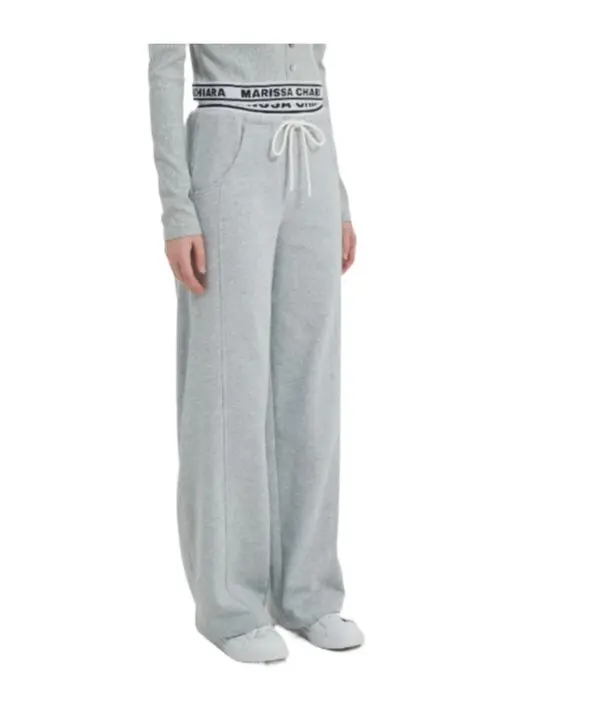 Marissa Chiara Drawstring Wide Leg Sweatpants