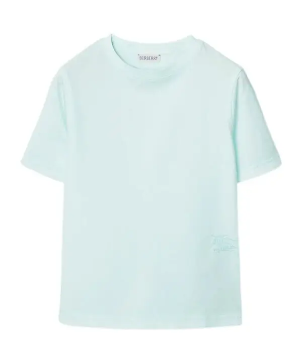 Burberry Embroidered Cotton T-shirt