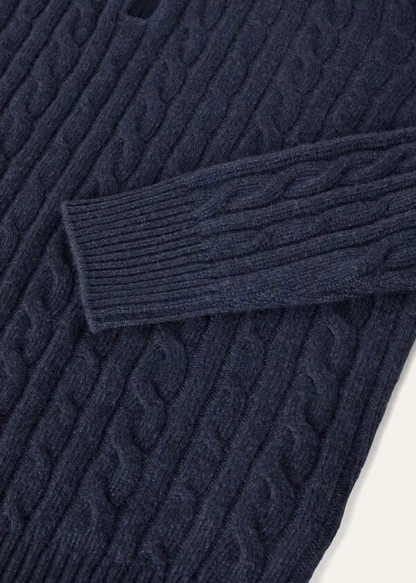 Loro Piana Zipped Turtleneck Knit Jumper - Black