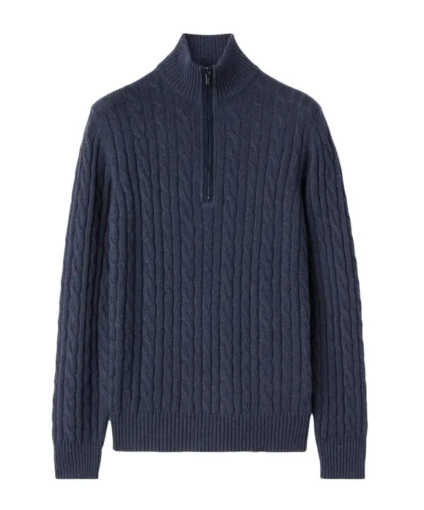 Loro Piana Zipped Turtleneck Knit Jumper - No