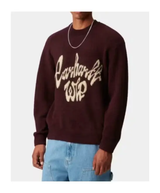 Carhartt Work In Progress Chedda Knitted Jumper - Brown