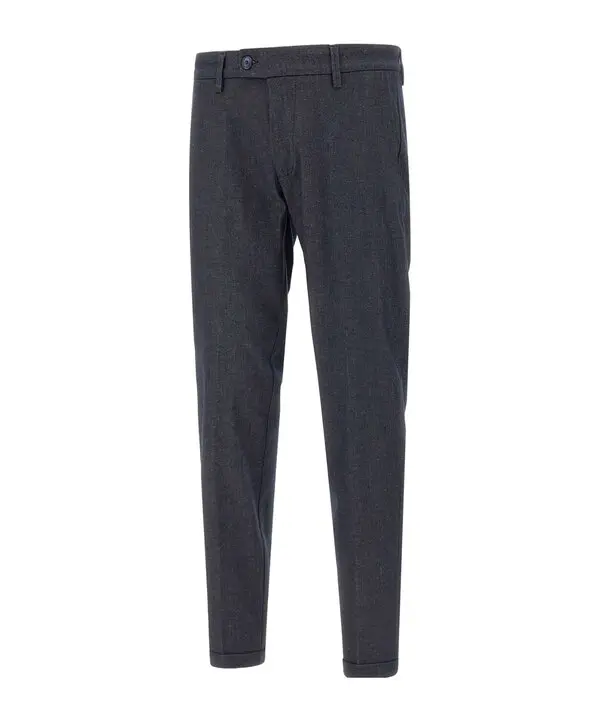RE-HASH Mucha10 Turn-up Trousers By - Black
