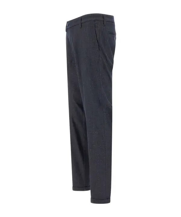 RE-HASH Mucha10 Turn-up Trousers By - Black