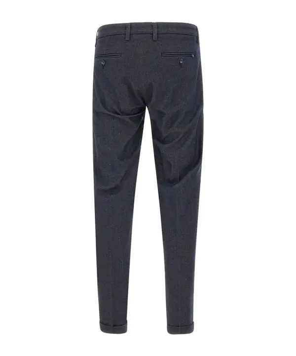 RE-HASH Mucha10 Turn-up Trousers By - Black