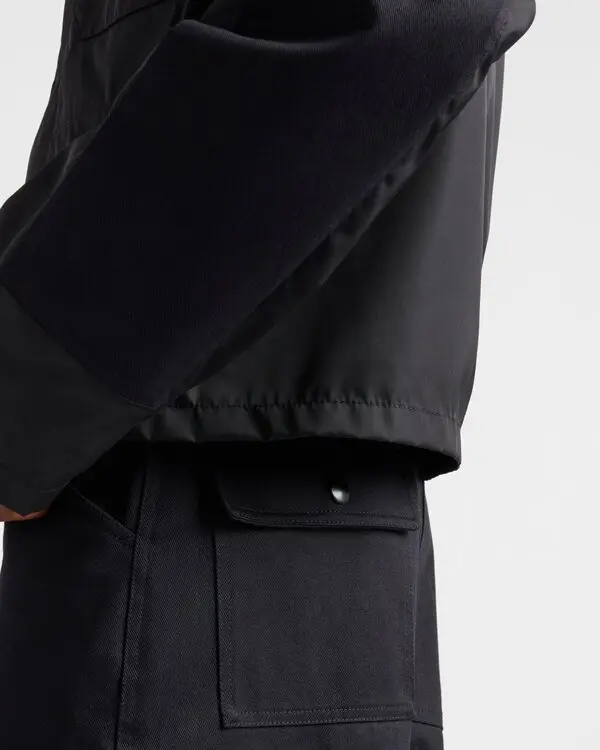 Prada Logo Plaque Bermuda Shorts
