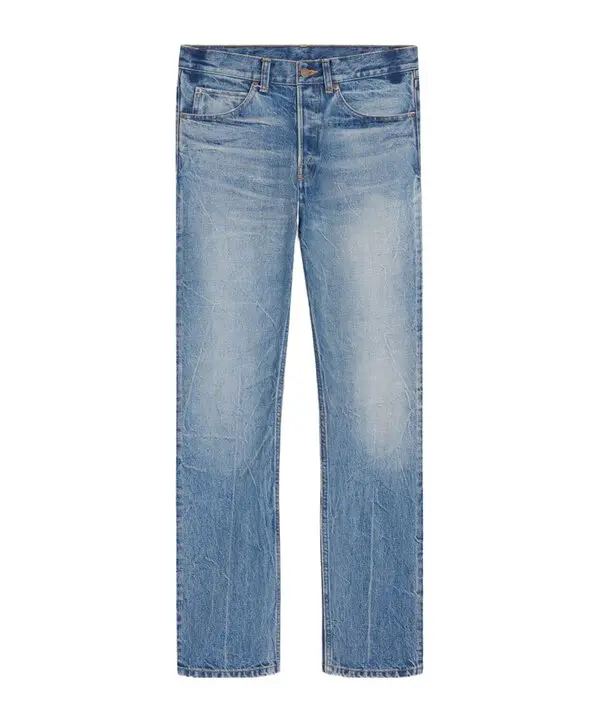 Celine Kurt Jeans In Cotton Denim - Blue