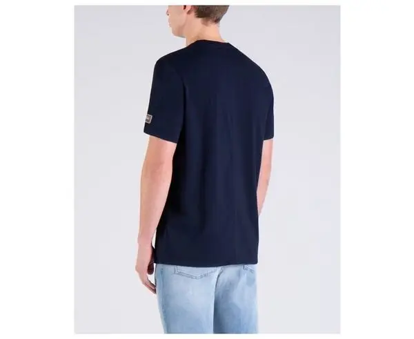 PAUL  SHARK Round Collar Logo T-shirt