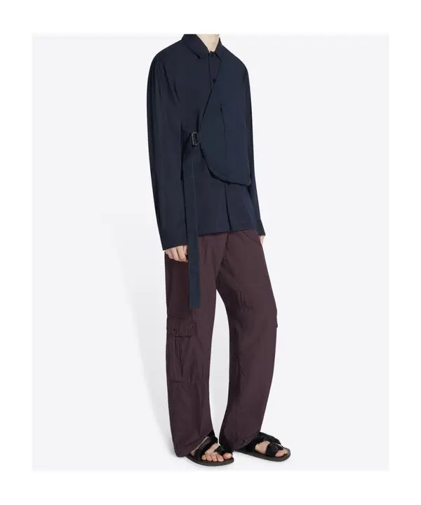 Dries Van Noten Wide-leg Cotton Cargo Trousers