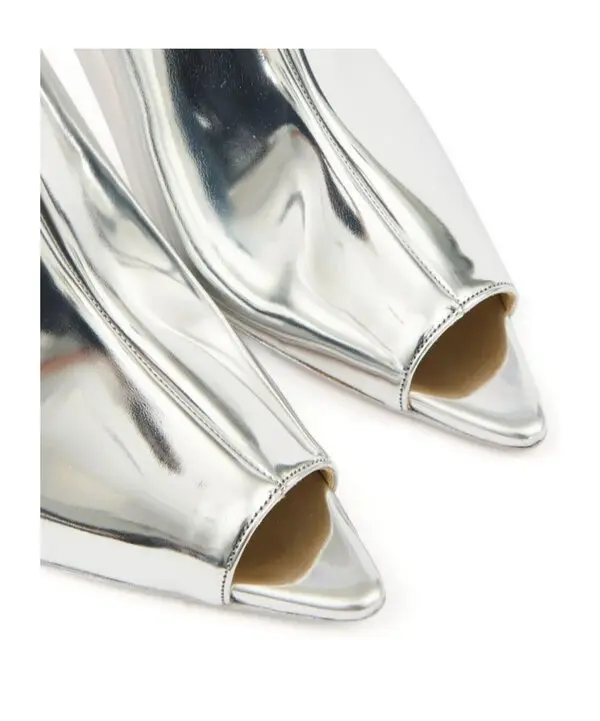 MAISON MARGIELA Metallic-effect Stiletto Mules