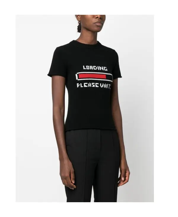 Sportmax Short Sleeve Round Neck Sweater