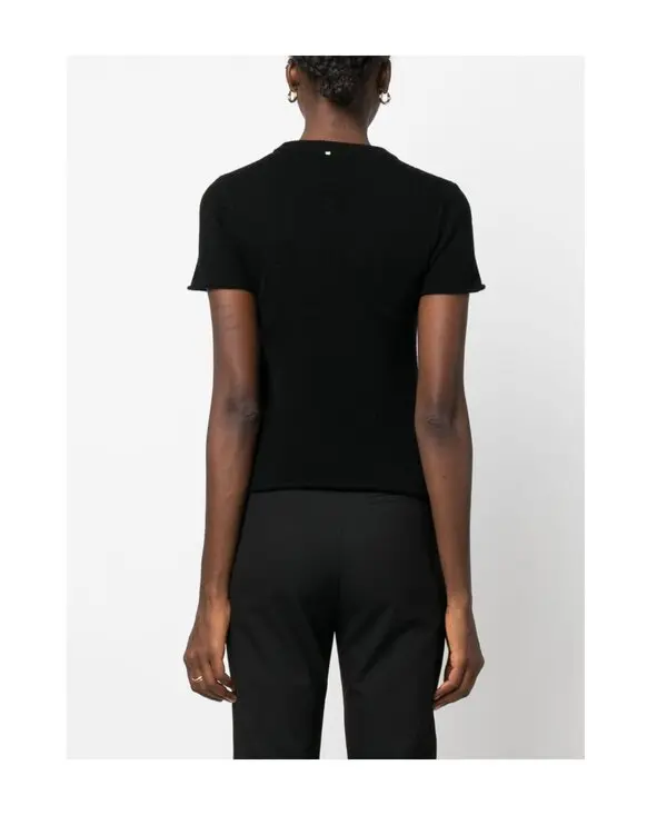 Sportmax Short Sleeve Round Neck Sweater