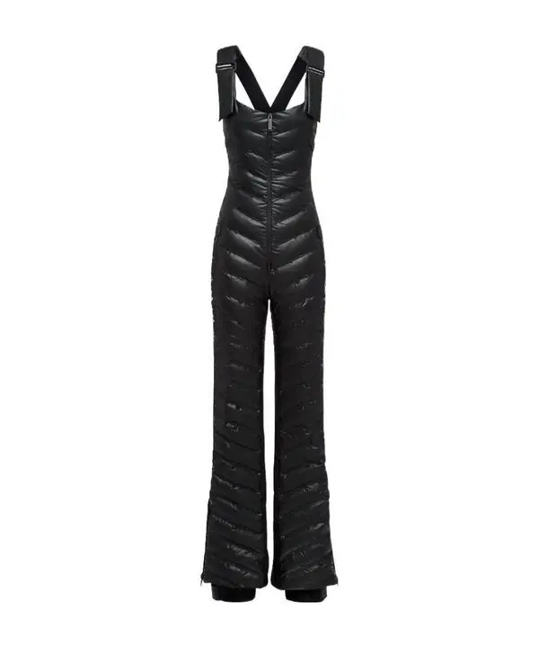 Prada Quilted Zip-up Jumpsuit - Black