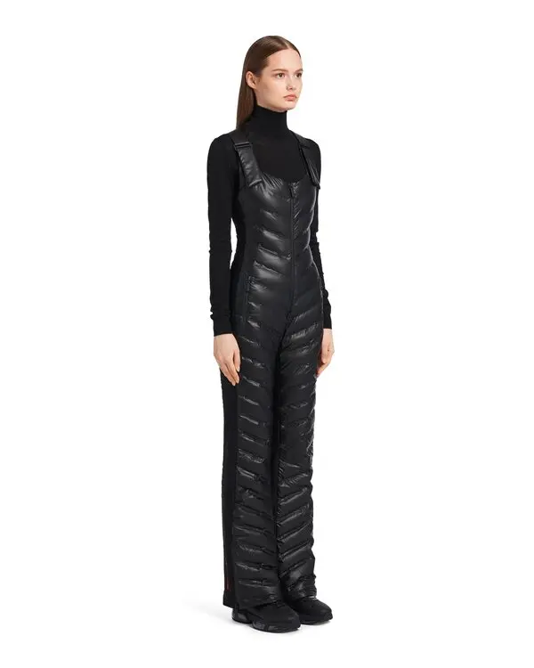 Prada Quilted Zip-up Jumpsuit