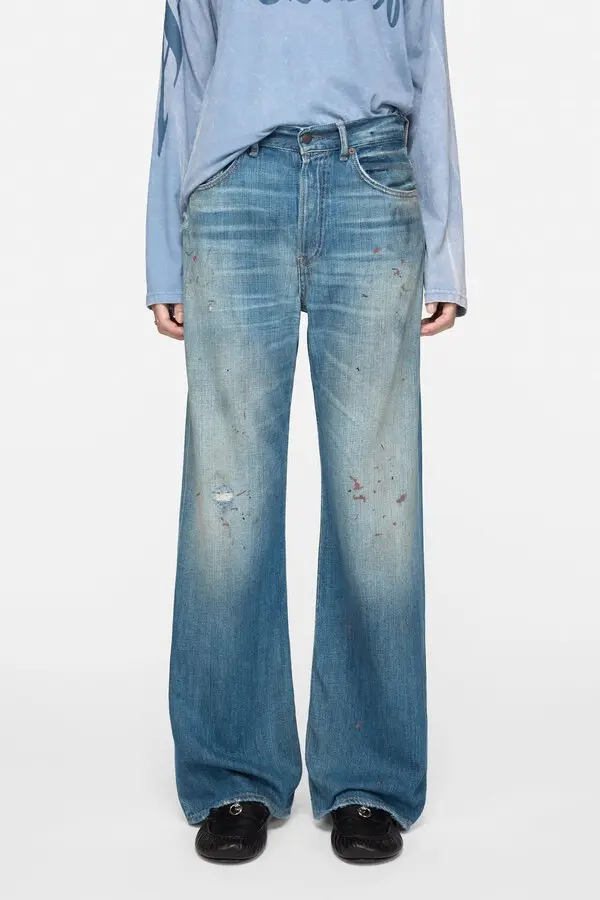 Acne Studios 2021f Regular Fit Jeans - Blue