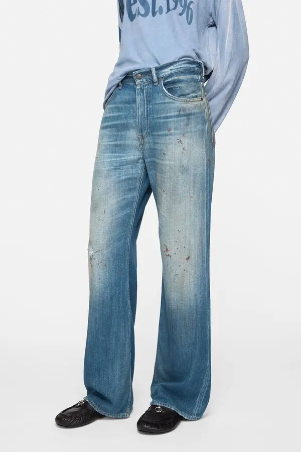 Acne Studios 2021f Regular Fit Jeans - Blue