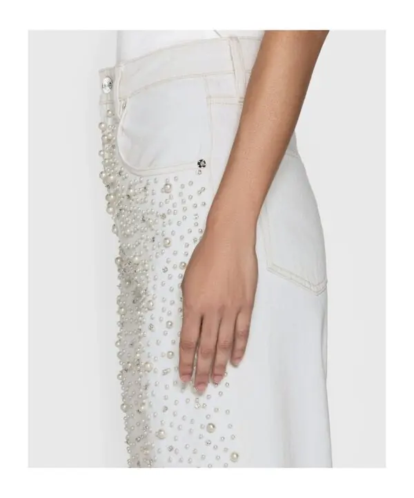 FRAME Belt-loop Embellished Jeans