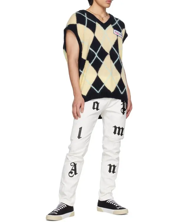 Palm Angels Logo Printed Lace-up Sneakers