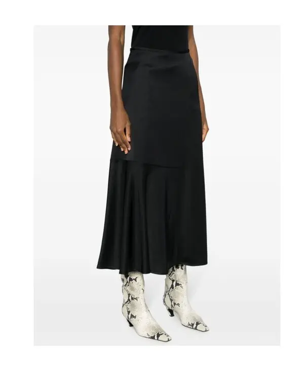 JIL SANDER High-waist Panelled Midi Skirt