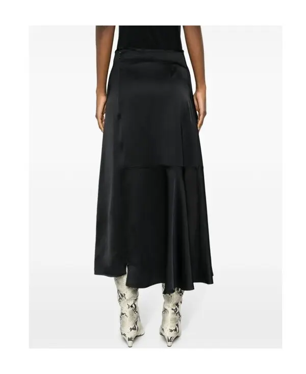 JIL SANDER High-waist Panelled Midi Skirt