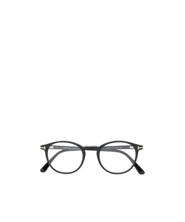 TOM FORD Round Frame Glasses - Black
