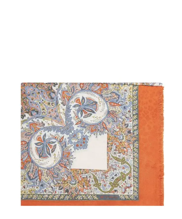 Etro Floral-patterned Silk Scarf - Multicolor