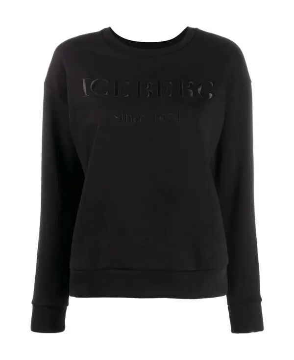 Iceberg Logo Embroidered Sweatshirt