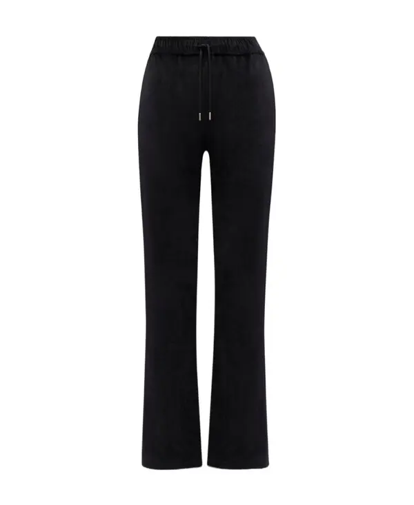 Moncler Straight-leg Velour Track Pants - Navy Blue