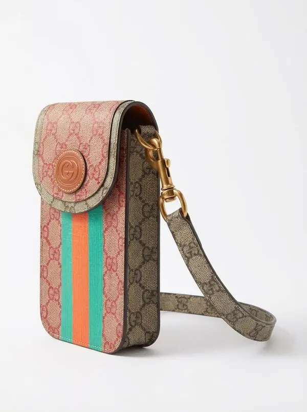 Gucci Gg Ribbon Mini Handbag - Brown