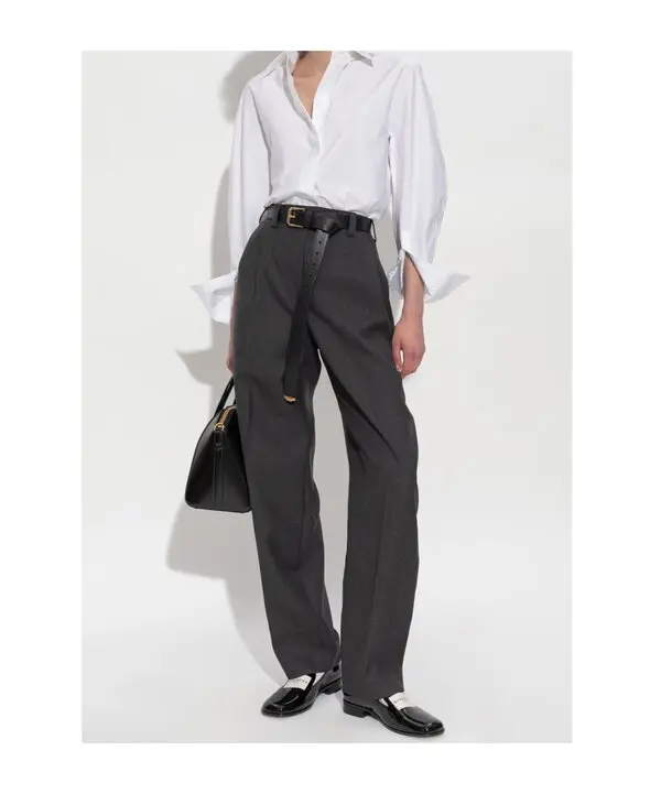 Givenchy Pleated Tailored Trousers - Grey