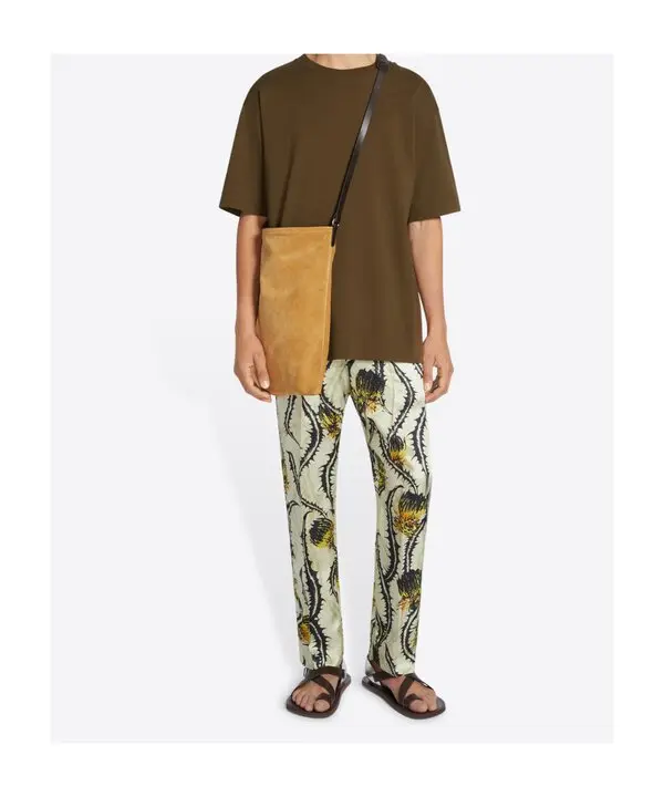 Dries Van Noten Floral Print Straight-leg Trousers