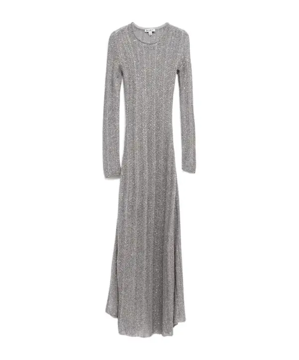 Alaïa Long Sequin Knit Dress