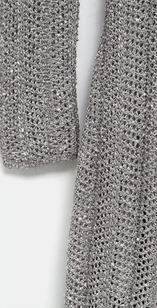 Alaïa Long Sequin Knit Dress