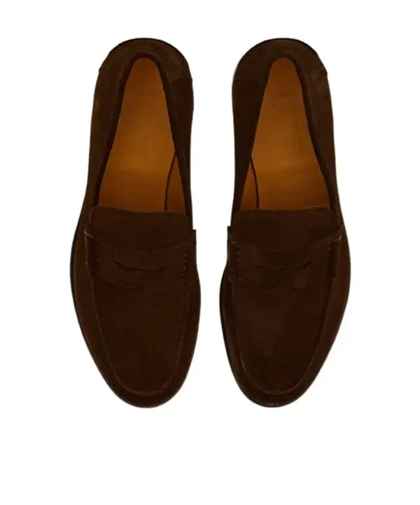 FERRAGAMO Tramezza Penny Loafer - Black