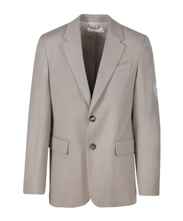 Ami Single-breasted Tailored Blazer - Gray