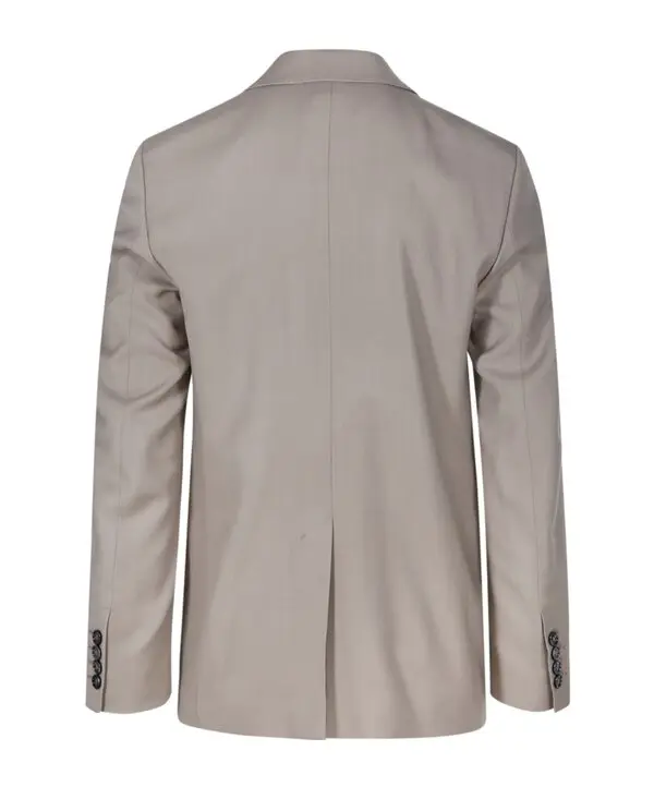 Ami Single-breasted Tailored Blazer - Gray