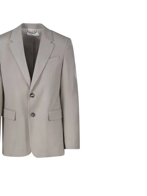 Ami Single-breasted Tailored Blazer - Gray