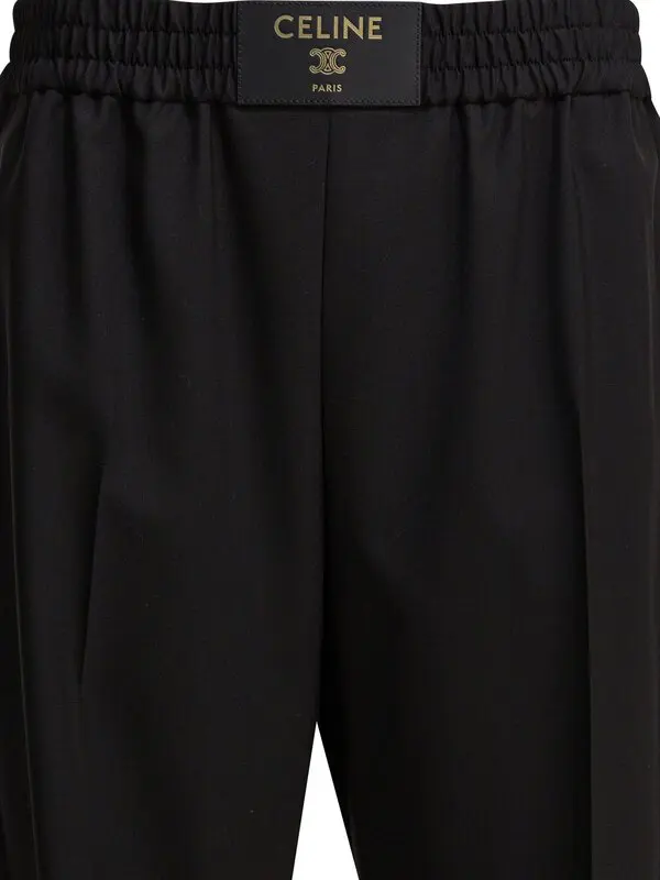 Celine Light Wool Cloth Relaxed Fit Trousers