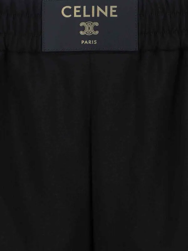 Celine Light Wool Cloth Relaxed Fit Trousers
