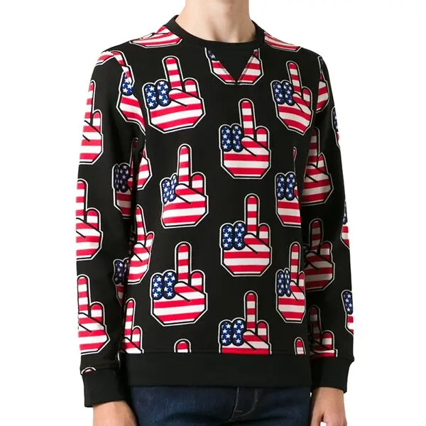 Moschino Printed Long-sleeved Sweater