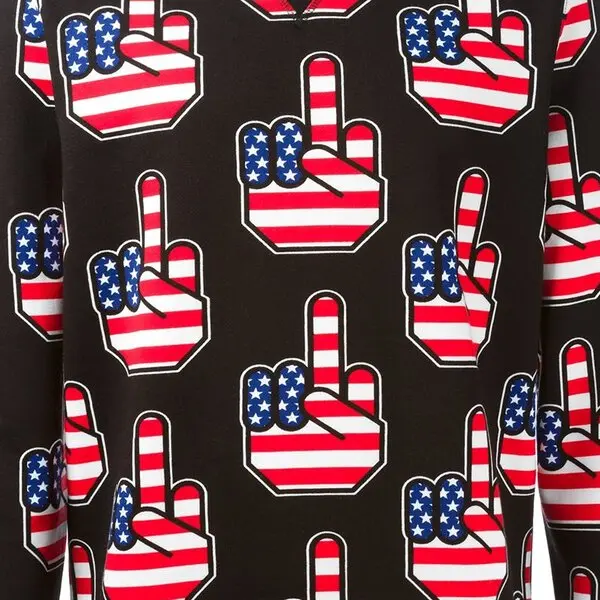 Moschino Printed Long-sleeved Sweater